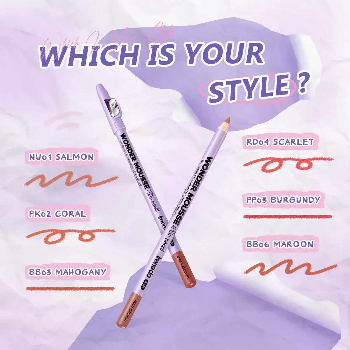 Ireneda Wonder Mousse Lip Pencil – Precise, Creamy & Long-Lasting ...